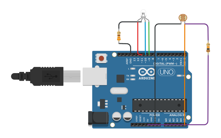 Circuit design Waode Nurul Iman Albaiti | Tinkercad