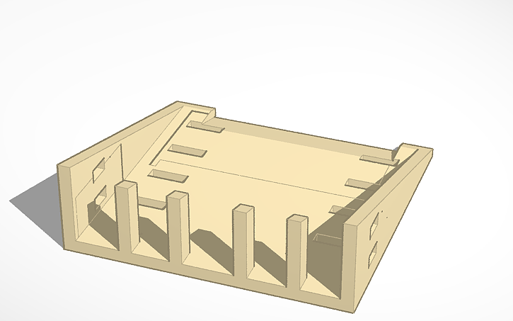 3D design Humvee Grill Cover 2 - Tinkercad