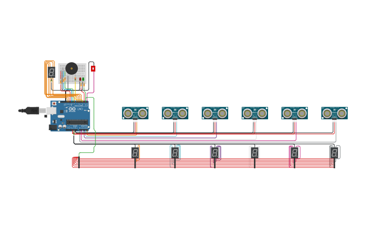 Circuit Design Alarm System Tinkercad