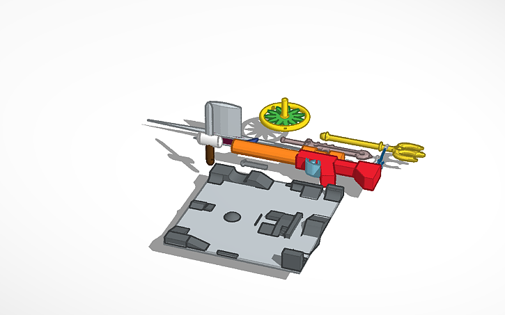 3D design skate park - Tinkercad