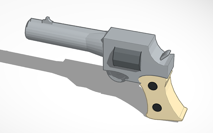 3D design revolver | Tinkercad