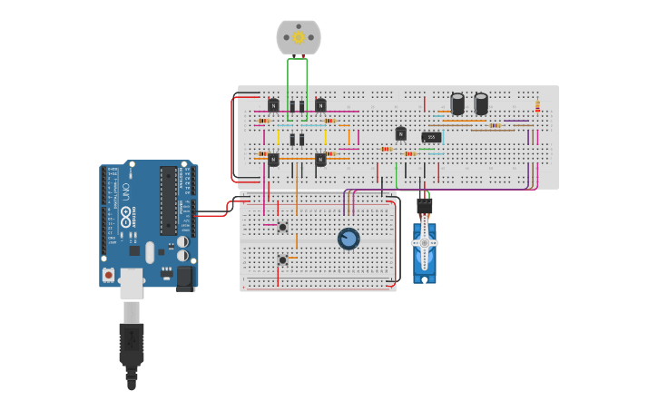 Circuit design Proyecto Circuitos | Tinkercad