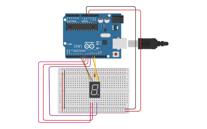 Circuit design Tema 7 | Tinkercad