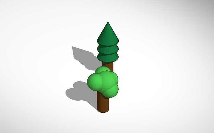 3D design Trees - Tinkercad