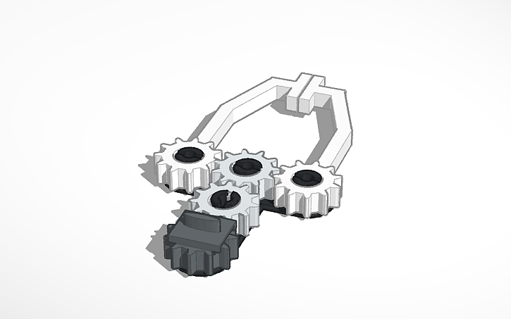 3D design Mechanical Claw - Tinkercad