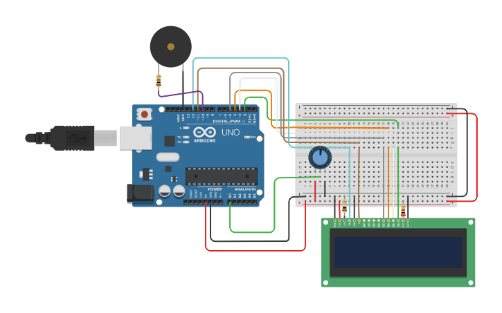 Circuit design Water pH Monitor and Regulator - Tinkercad