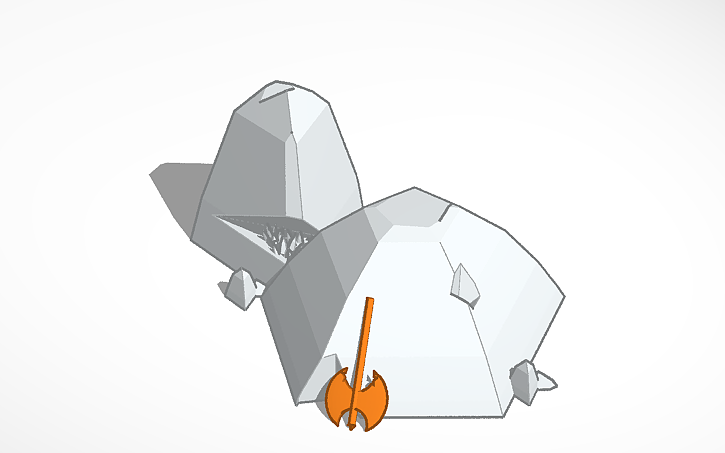 3D design Rock Formation with Gems | Tinkercad