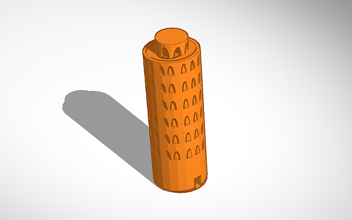 3D design turm - Tinkercad