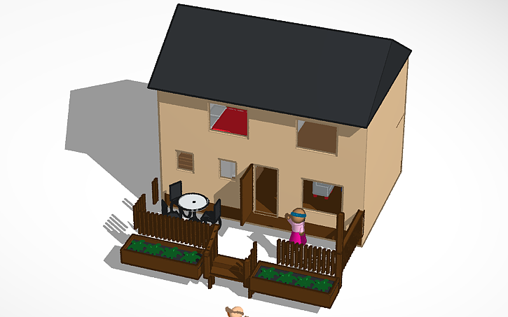 3D design Tuff Shed Tiny House 16-24 | Tinkercad