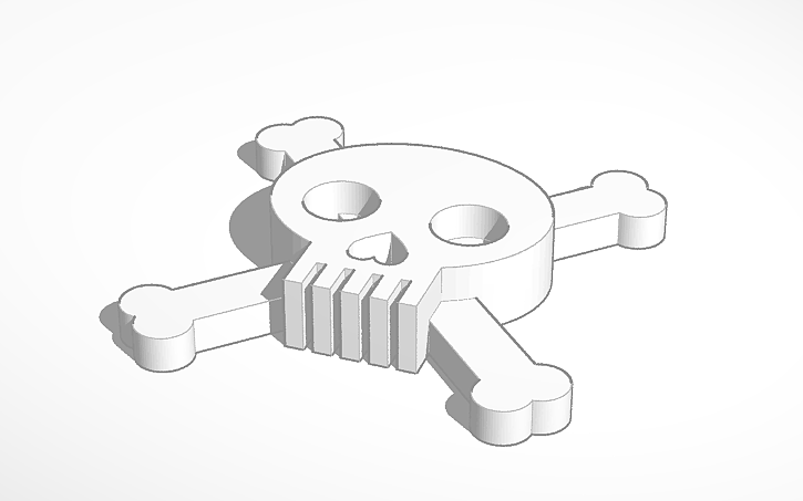 3D design SKULL & BONES | Tinkercad