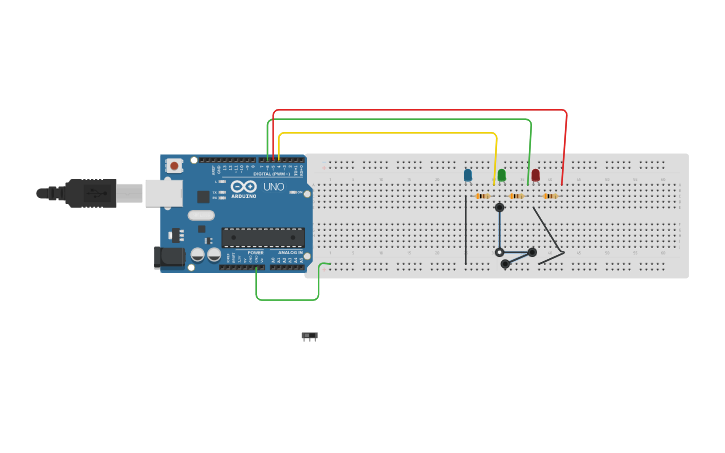 Circuit design 3 Commands Launcher 4, 5, 6, ELSE | Tinkercad