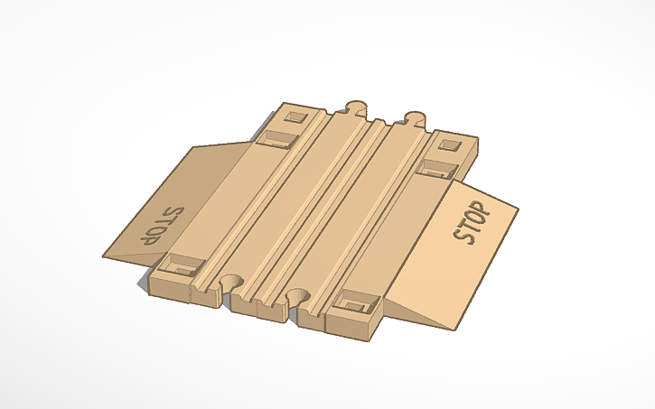 3D design Przejazd SG90 servo , train crossing automatic - Tinkercad