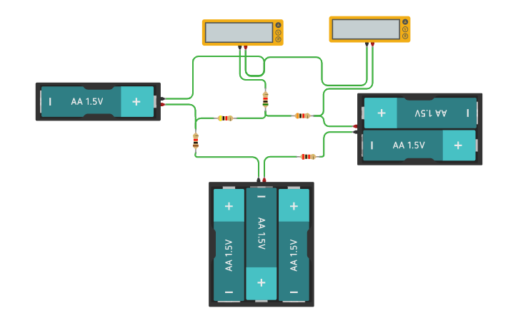 Circuit design Sim260-Mesh Analysis | Tinkercad