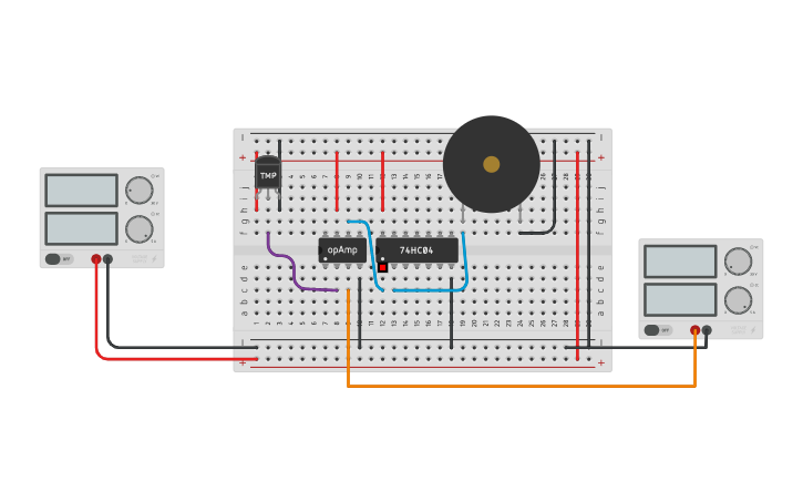 Circuit design Automatic FAN controller - Tinkercad