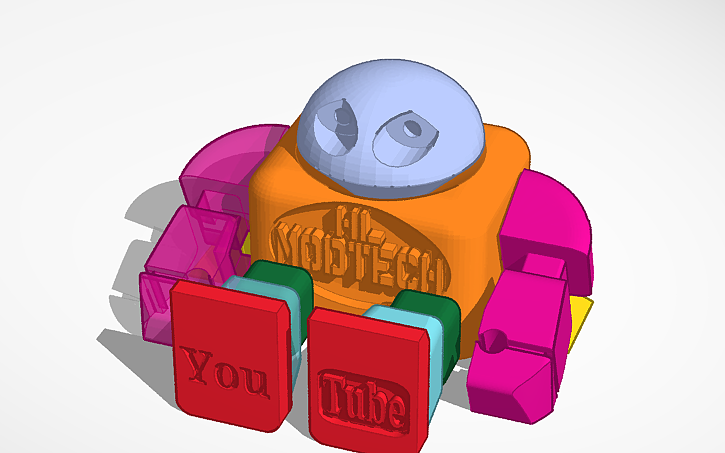 3D design HL Modtech robot - Tinkercad