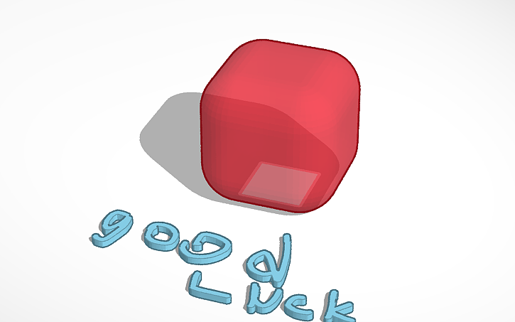 3D design good luck | Tinkercad