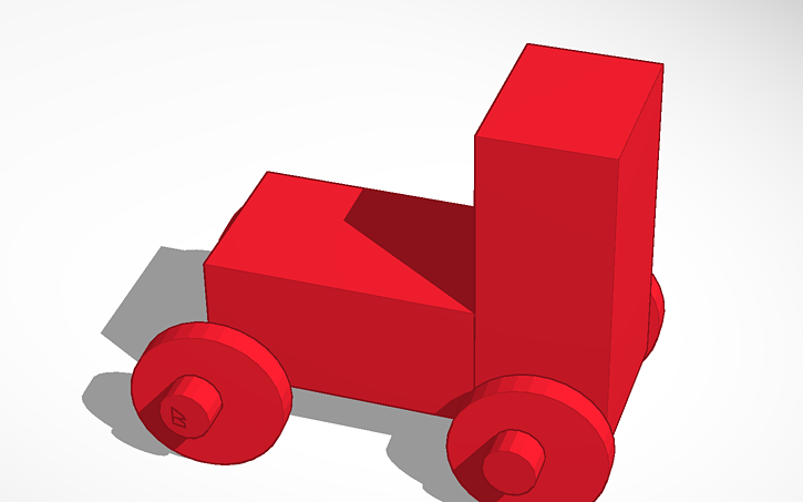 3D design monster track - Tinkercad