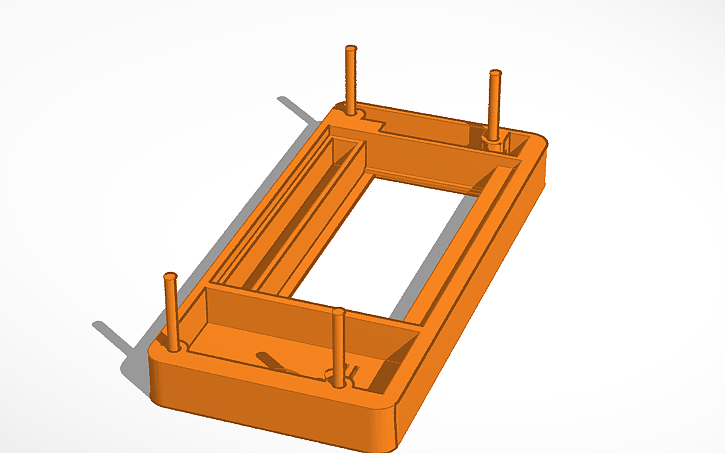 3D design RAMPS 12864 LCD Cover - Tinkercad