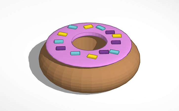 3D design donut marieke | Tinkercad
