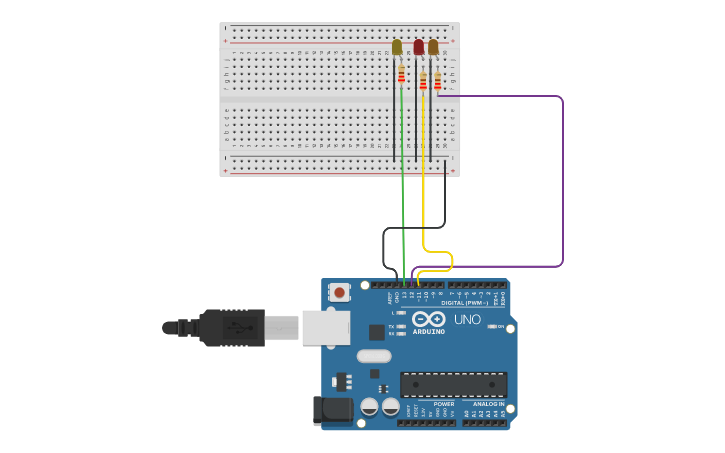 Circuit design Led Yakma 2 | Tinkercad