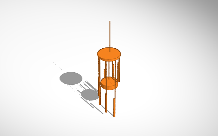3D design Amazing Wind Chime - Tinkercad