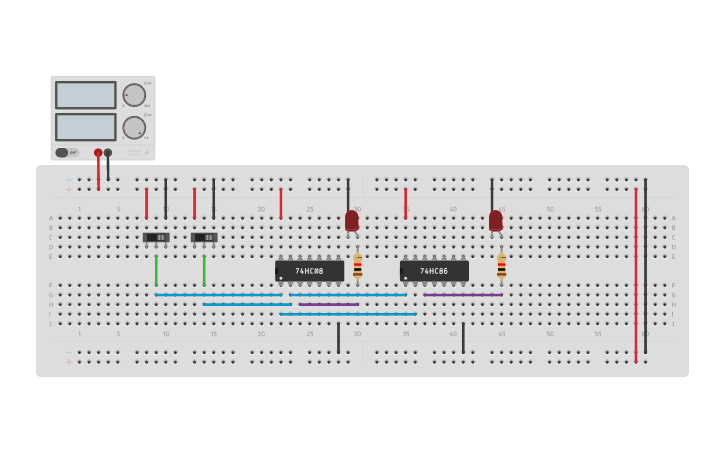 Circuit design Bodacious Jaiks - Tinkercad