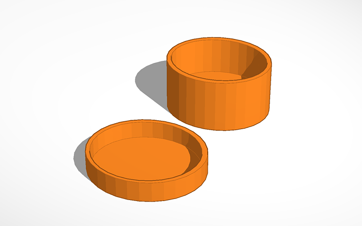 3D design round box | Tinkercad