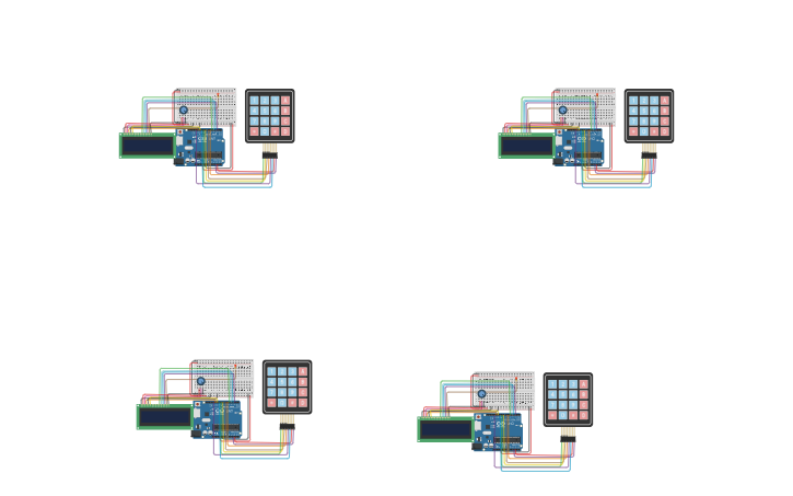 Circuit Design Group 6 Activity 13 Number Pad Tinkercad