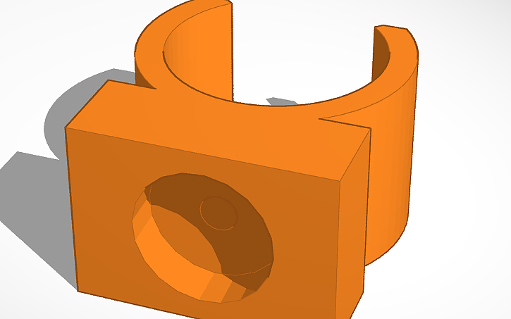 3d Design Pvc Pipe Clip Tinkercad