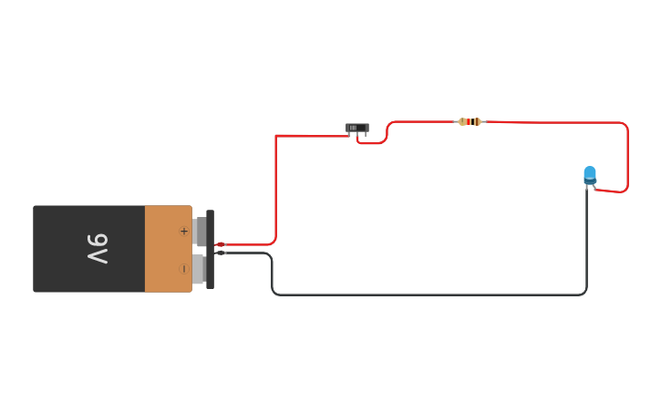 Circuit design Circuito Cerrado Simple - Tinkercad