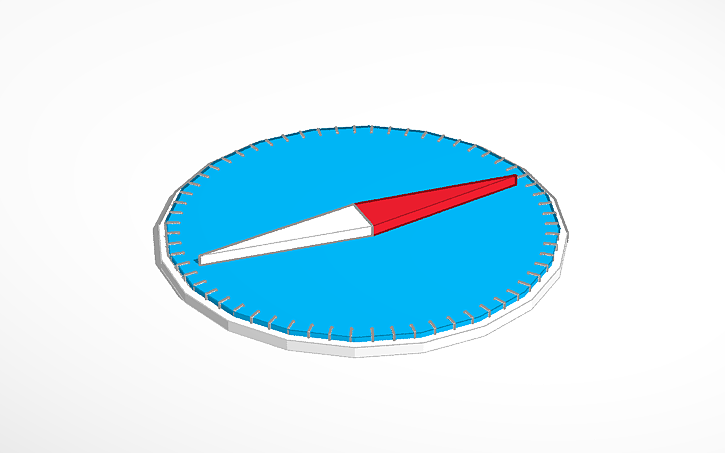 3D design Safari icon | Tinkercad
