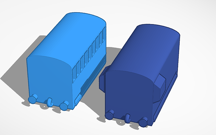 3d Design Rws Narrow Gauge Coaches Tinkercad