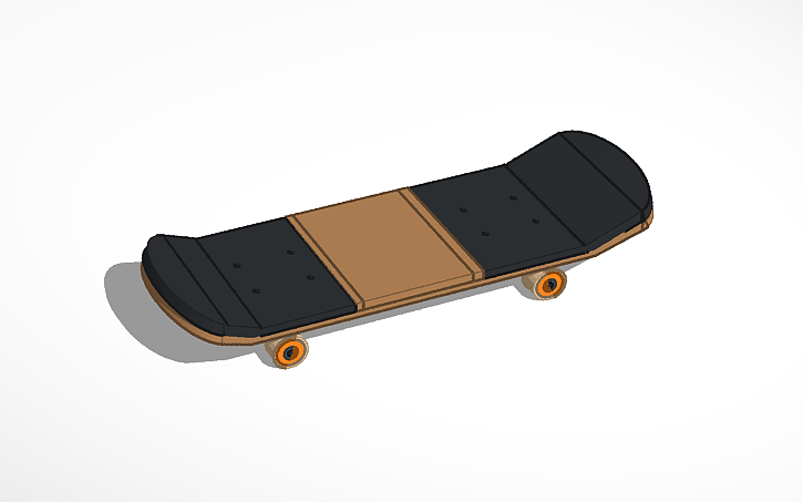 3D design Skate board - Tinkercad