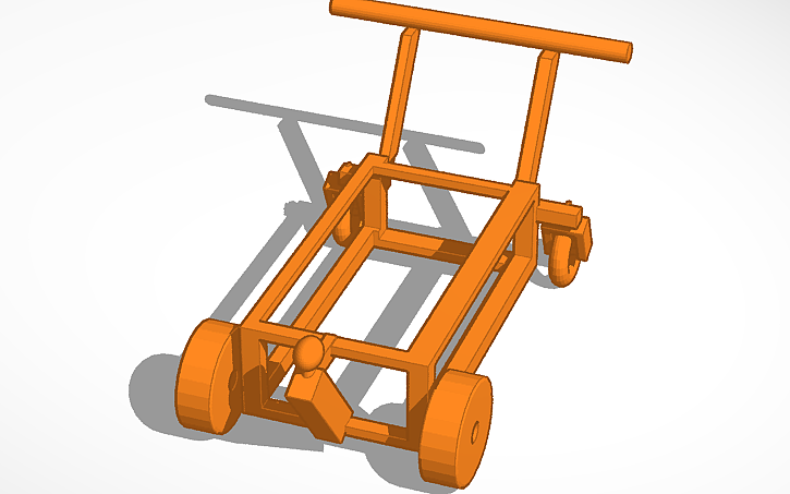 3D design 4 wheel theo - Tinkercad