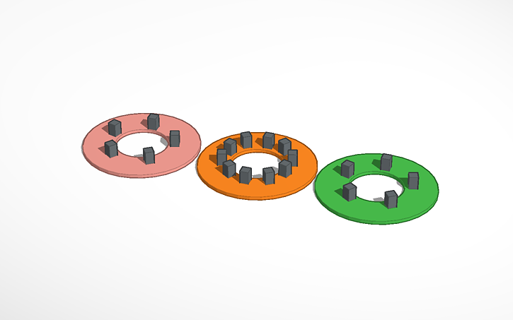 3d Design Centering Of Odd Circular Arrays Tinkercad