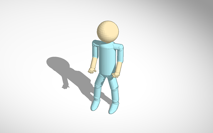 3D design little boy blue - Tinkercad
