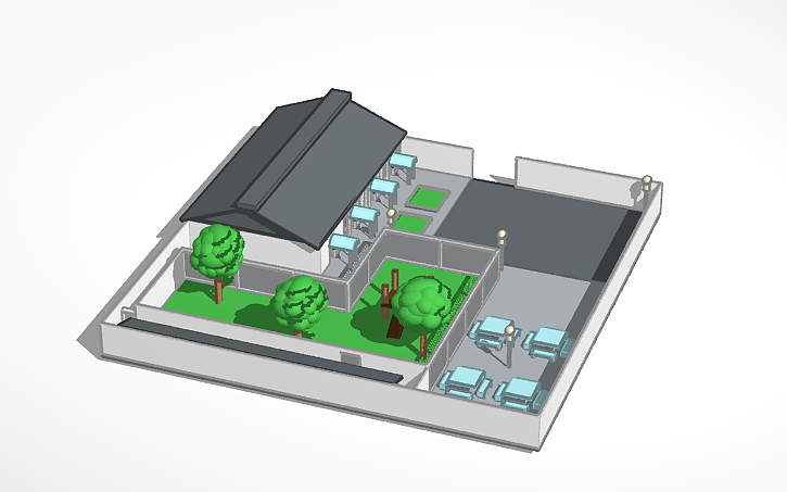 3d Design Projeto Canil Tinkercad