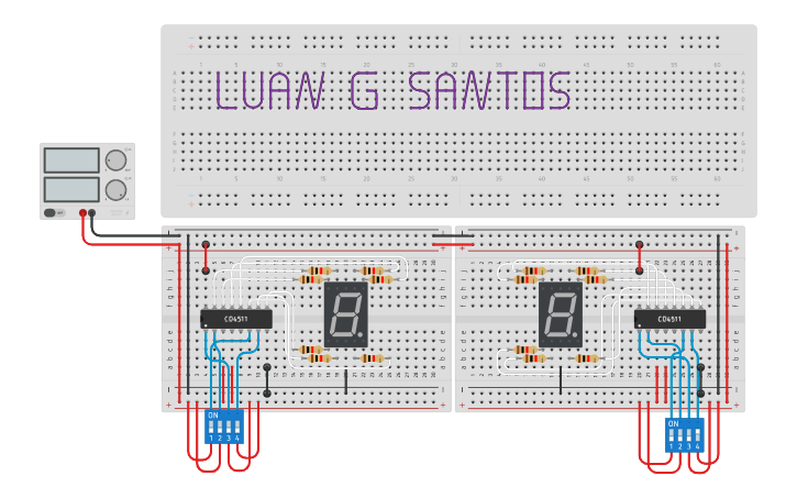 Circuit Design Decodificador Bcd 7 Segmentos Luan Gonçalves Santos