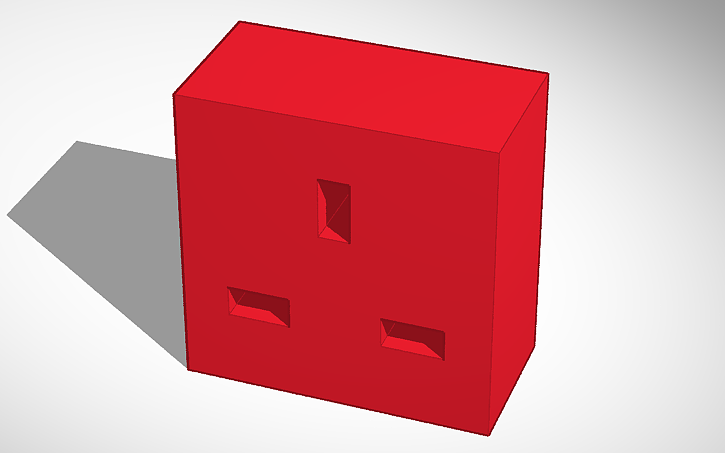 3D design plug - Tinkercad