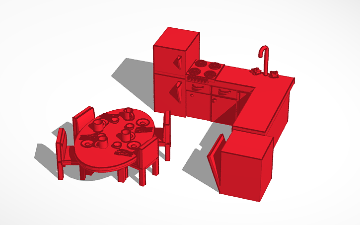 3D design HOUSE:Kitchen | Tinkercad