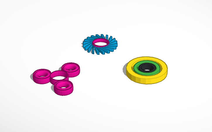 3D design 3 cool fidgit spinners | Tinkercad