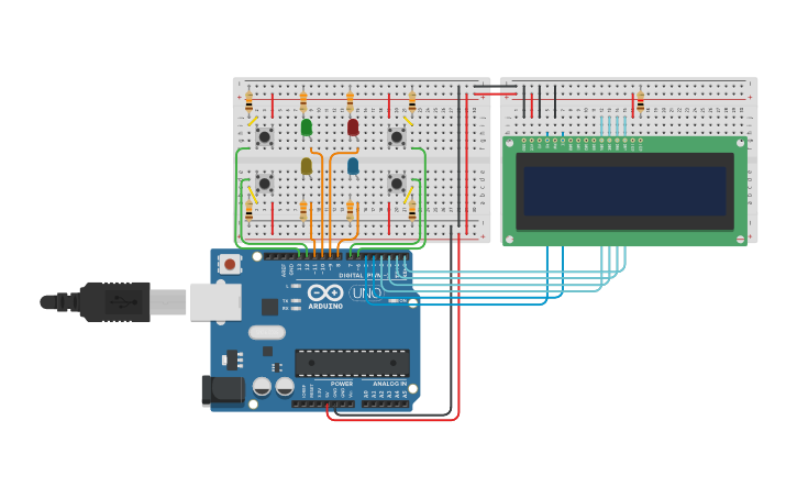 Circuit Design Wack A Mole V3 Tinkercad