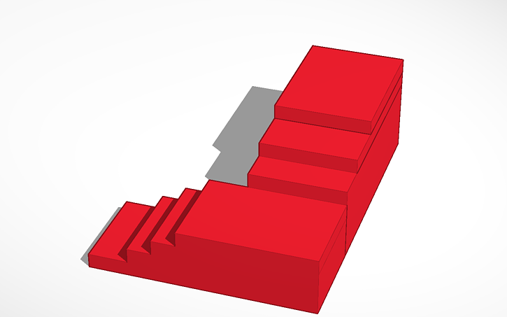 3D design Maddie, Staircase - Tinkercad