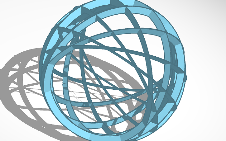 3D design atomic mesh | Tinkercad