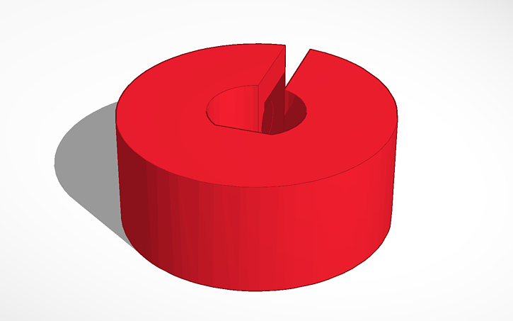 3D design 1/2" shaft collar | Tinkercad