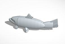 3D design fish | Tinkercad