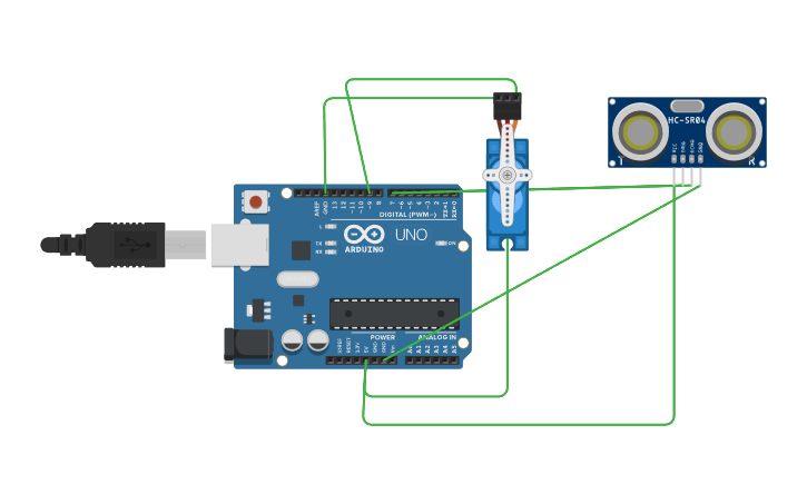 Circuit Design Automatic Gate Tinkercad