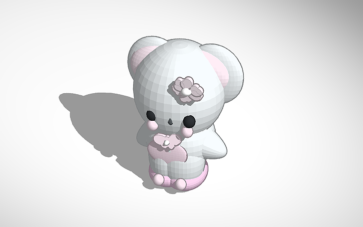3D design cutie animal .w. - Tinkercad