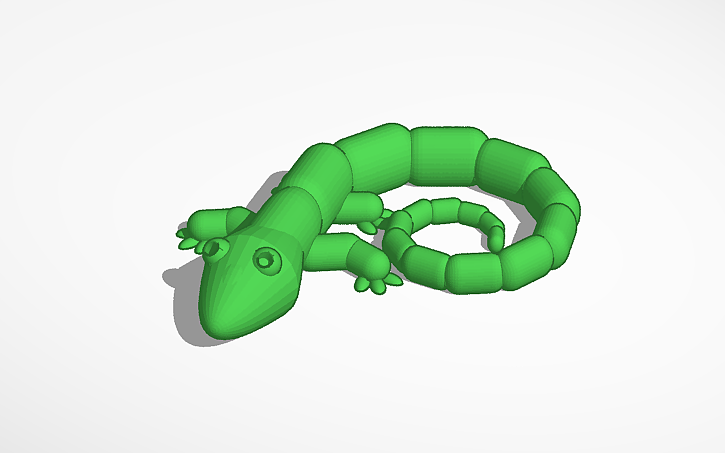 3D design Lizard - Tinkercad