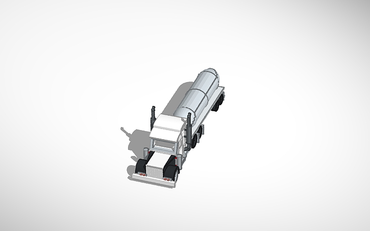3D design Oil Tanker - Tinkercad